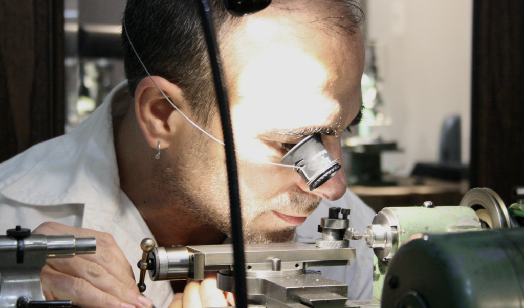 Daniel_A_Spitz_Watchmaker_At_The_LeinenLathe | Daniel A. Spitz Haute ...